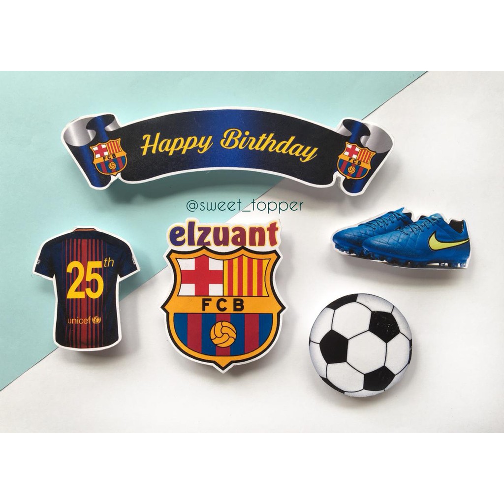 Jual Topper Klub BOLA utk hiasan cake dll | Shopee Indonesia