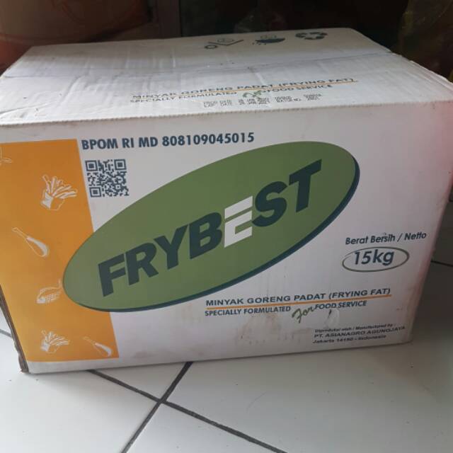 Jual Frybest minyak padat 1 dus 15kg | Shopee Indonesia