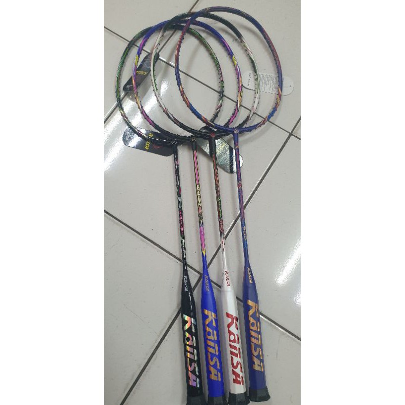Jual RAKET BADMINTON KANSA ULTRA LIGHT 600/700/800/900 BERAT HANYA 55GR ...