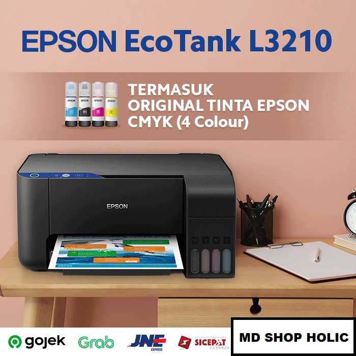 Jual Printer Epson L3210 All In One - Print Scan Copy Pengganti Epson L3110 Printer Eco Tank ...