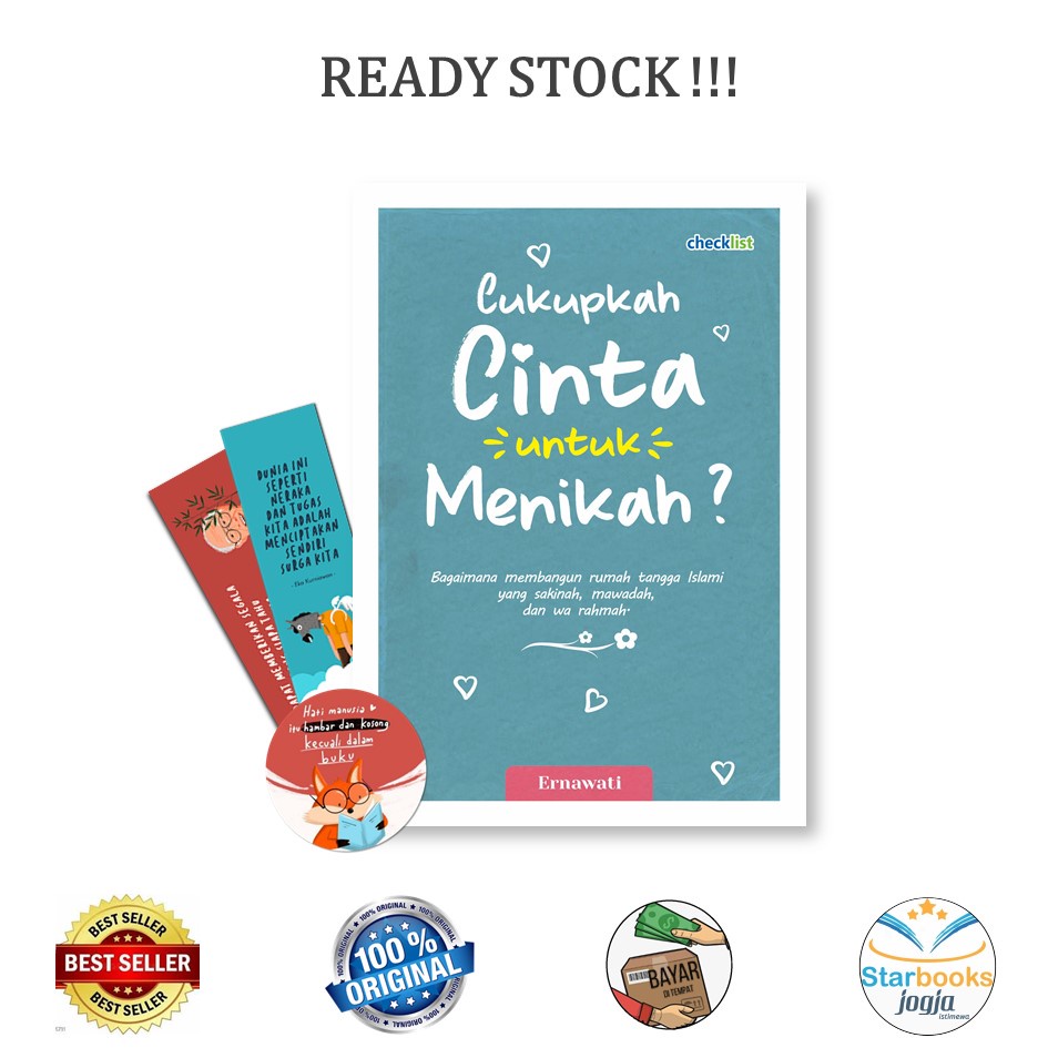 Jual Checklist - Buku Cukupkah Cinta Untuk Menikah? (Agama) | Shopee ...