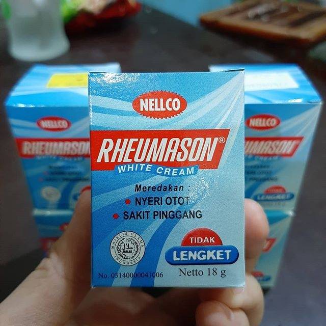 RHEUMASON WHITE CREAM / BALSEM REMASON / REUMASON / NYERI OTOT PINGGANG ...