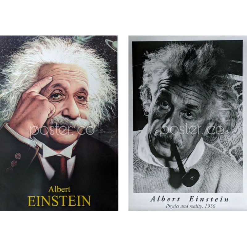 Jual POSTER JUMBO ALBERT EINSTEIN UKURAN 70X50CM Indonesia|Shopee Indonesia