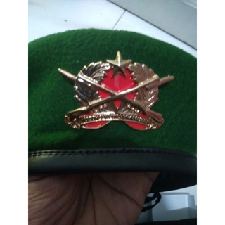 Jual paket/baret infanteri dan emblem | Shopee Indonesia