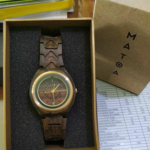 Matoa Singo Jam Tangan Kayu Pria/Wanita/Unisex - Ebony | Shopee Indonesia