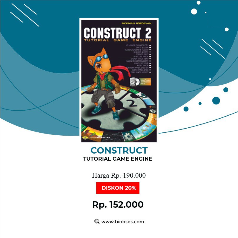 Jual BUKU CONSTRUCT 2 TUTORIAL GAME ENGINE | Shopee Indonesia