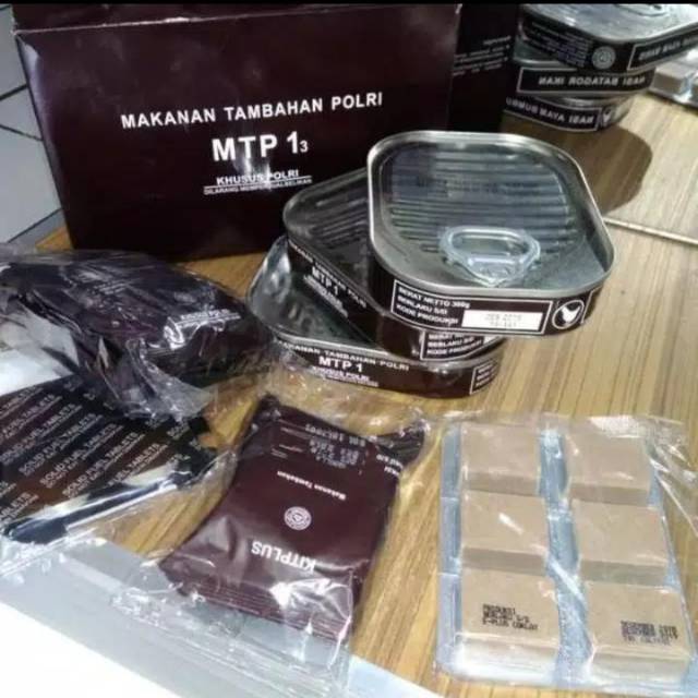 Jual Makanan tambahan polri Tni sereal ransum nasi padat makanan awet ...