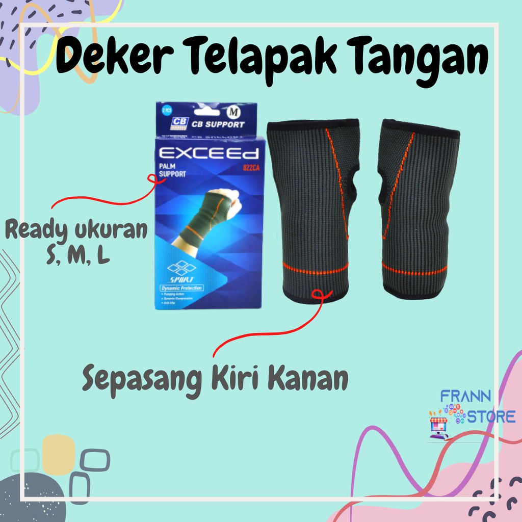 Jual Deker Pelindung Telapak Pergelangan Tangan Exceed CB Support Palm Support | Shopee Indonesia