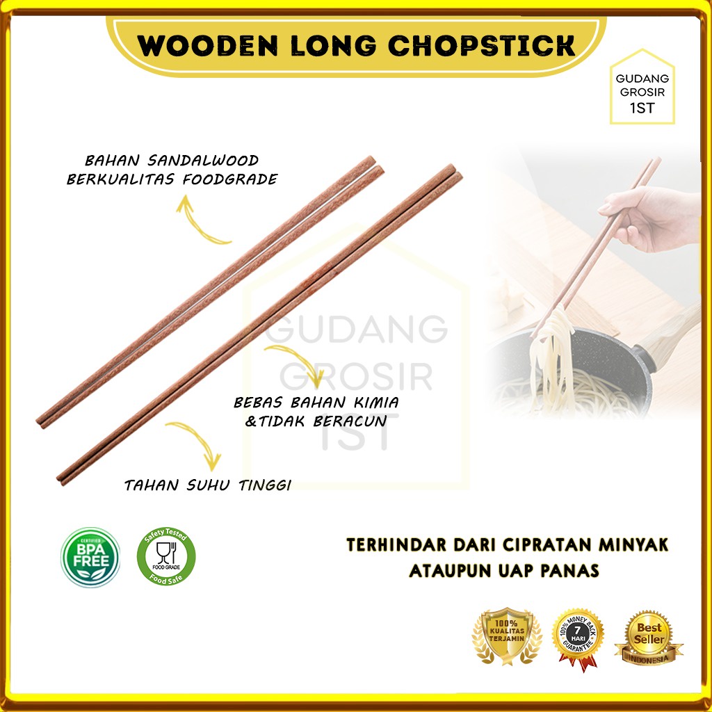 Jual Sumpit Kayu Panjang Hotpot Sumpit Shabu Shabu / Sumpit Bakmie ...