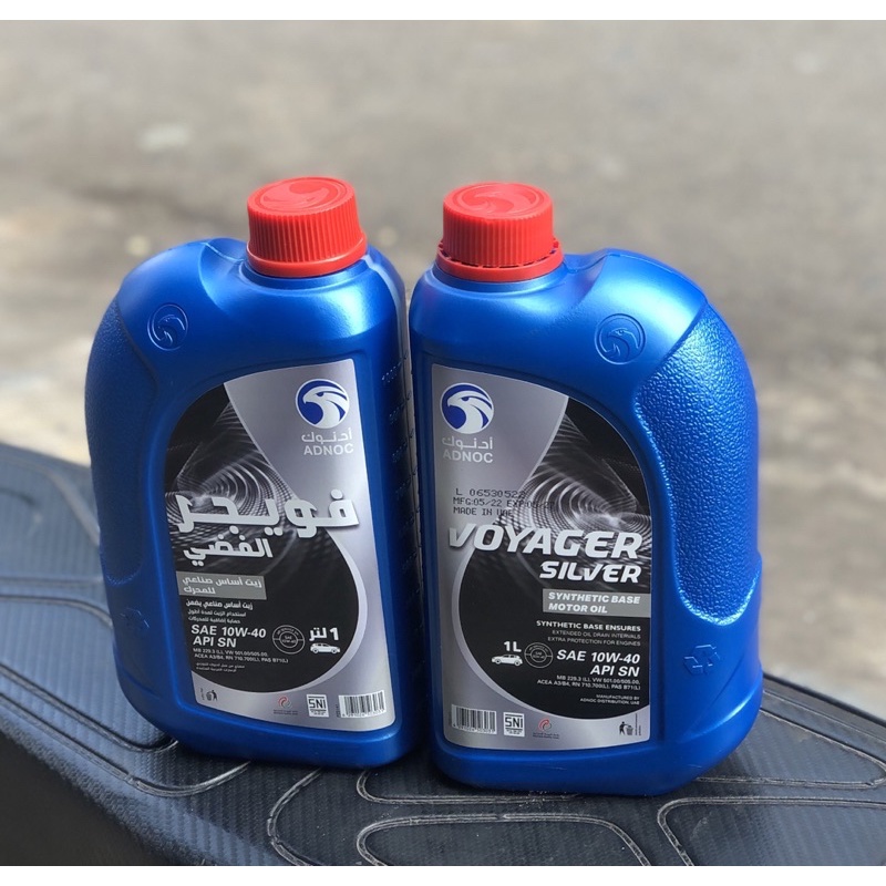 Jual oli mesin adnoc voyager silver 10w-40 1 liter oli arab syntetic ...