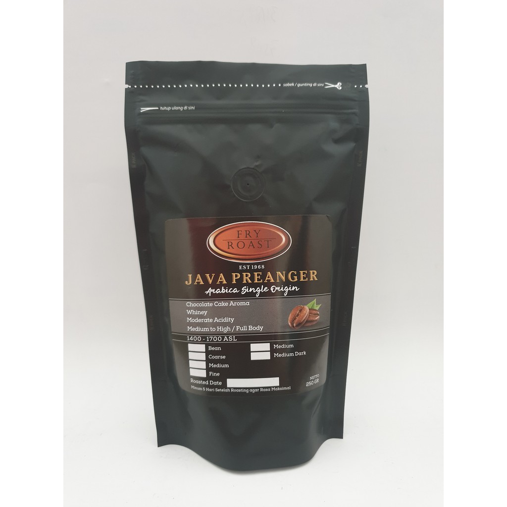 KOPI ARABIKA JAVA PREANGER 250 GRAM (BIJI/BUBUK) | Shopee Indonesia