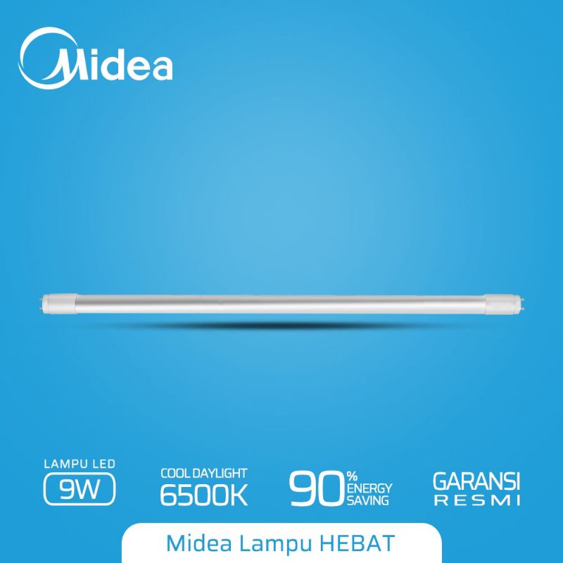 Jual Midea Lampu TL Led T8 9 Watt Glass (Garansi Resmi) | Shopee Indonesia