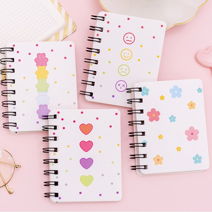 Jual Buku Notes Notebook Spiral Mini Ukuran A7 Buku Tulis Catatan Saku ...