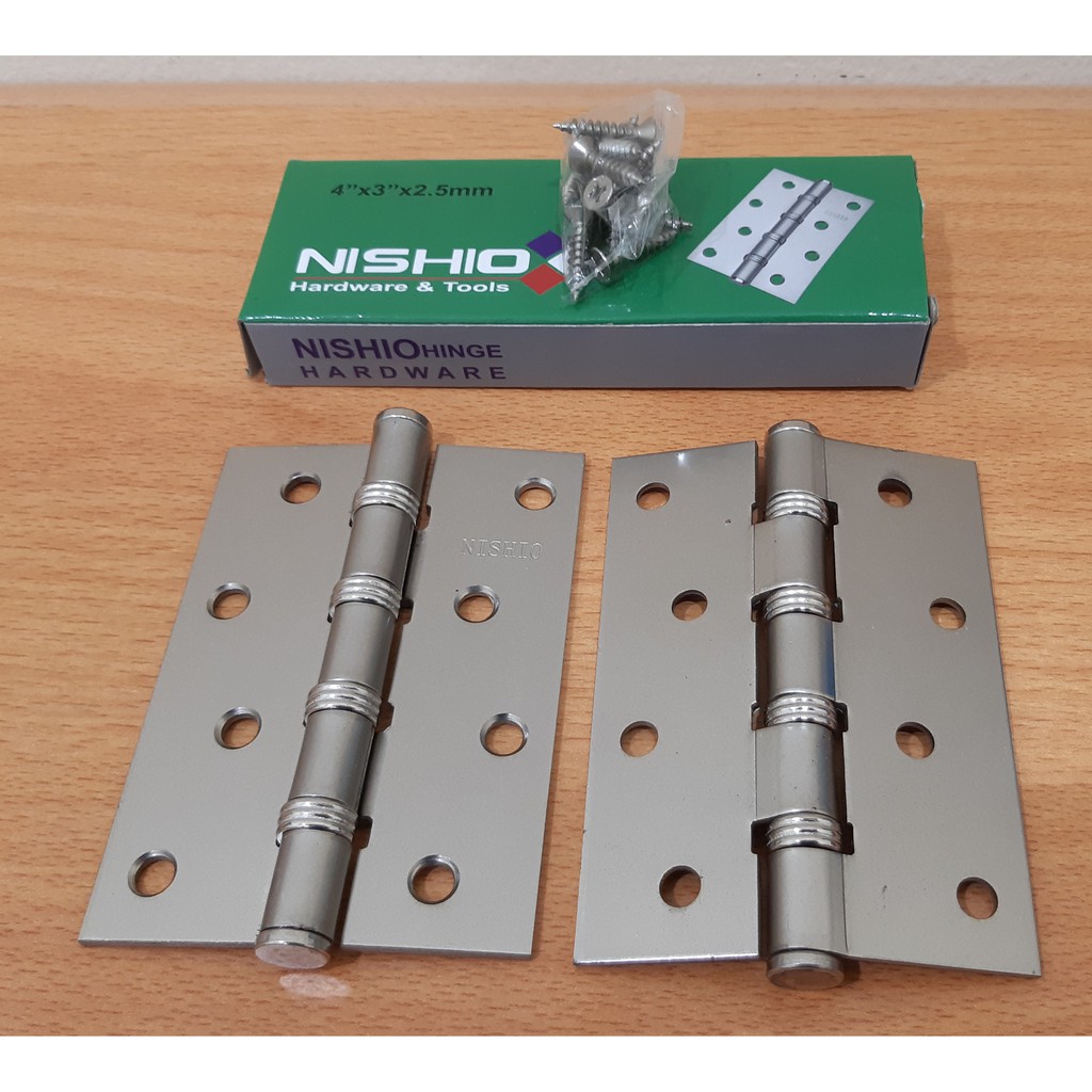 Jual Engsel Pintu Besi 4 Inch SN ( Silver ) 2,5 MM | Shopee Indonesia