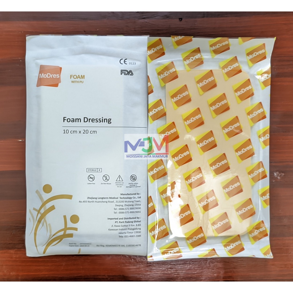 Jual Modres Foam Dressing With PU 10x20cm - Pembalut Luka | Shopee ...