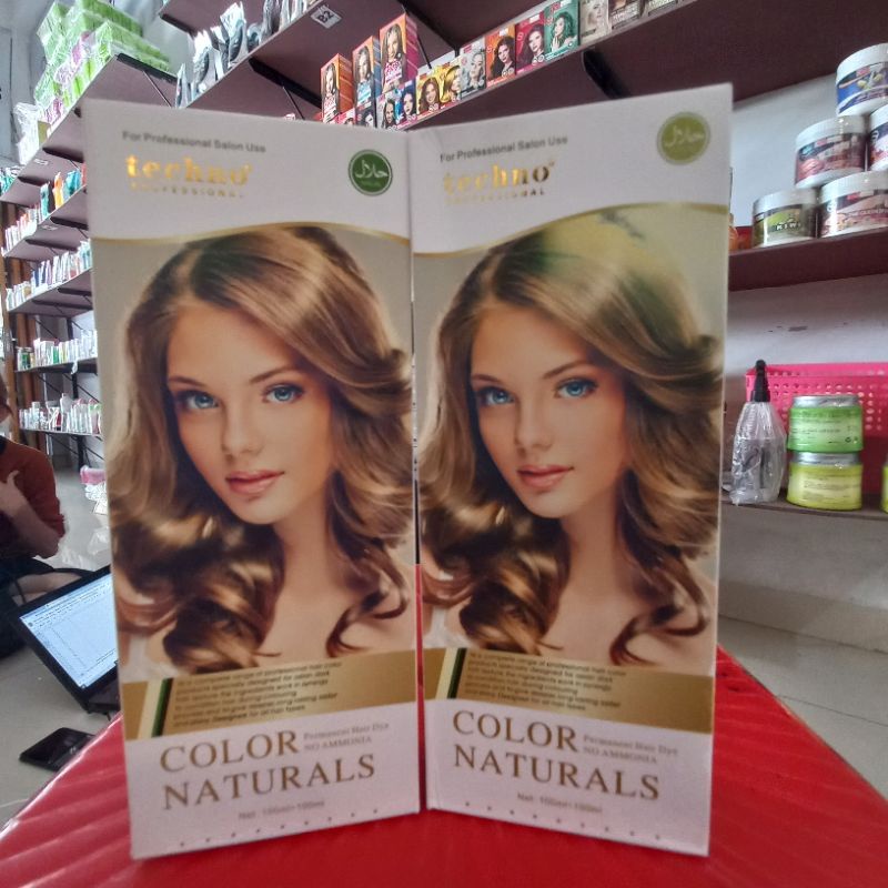 Jual TECHNO COLOR NATURALS Hair color Profesional (100ml) Indonesia ...