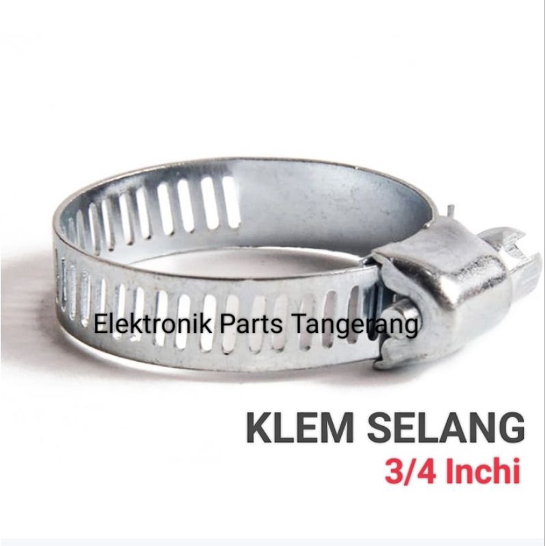 Jual KLEM SELANG 3/4 INCHI ASLI TAIWAN KLEM SELANG 3/4 INCHI HOSE CLAMP ...
