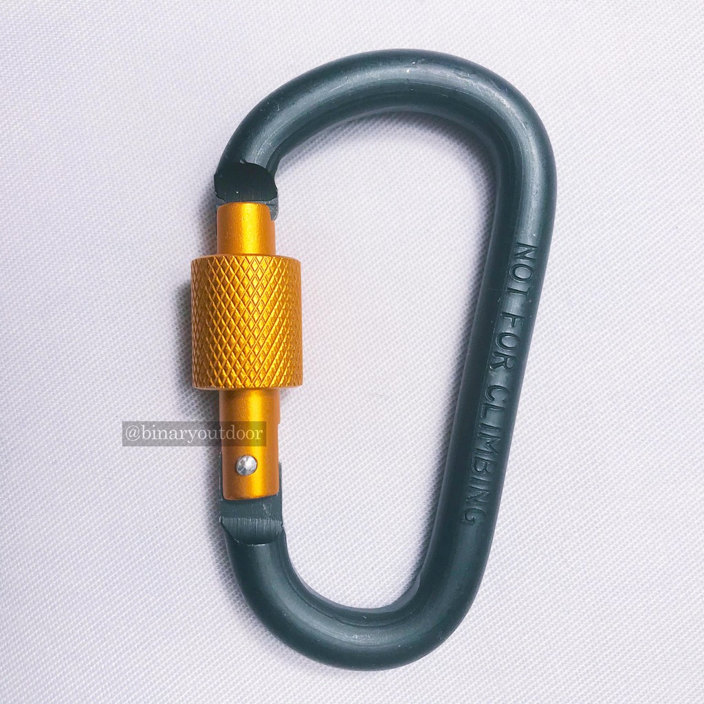 Jual CARABINER STAINLESS STEEL QUICK DRAW KARABINER GANTUNGAN BARANG ...