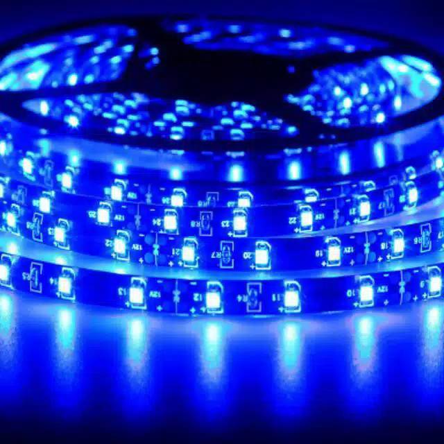 Jual LED STRIP 3528 IP44 Biru OUTDOOR FLEKSIBEL 1 meter | Shopee Indonesia