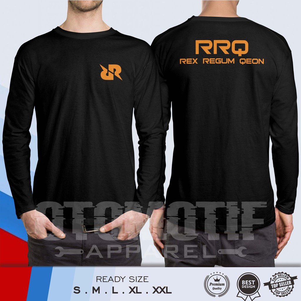 Jual Kaos RRQ REX Regum Qeon Logo v5 Lengan Panjang Baju Game | Shopee ...