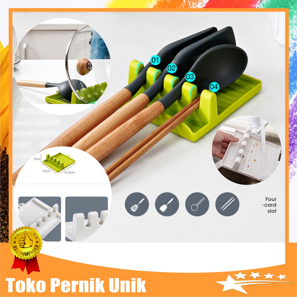 Jual Holder Tempat Peralatan Masak Rak Alat Dapur Spatula Sutil Tutup ...