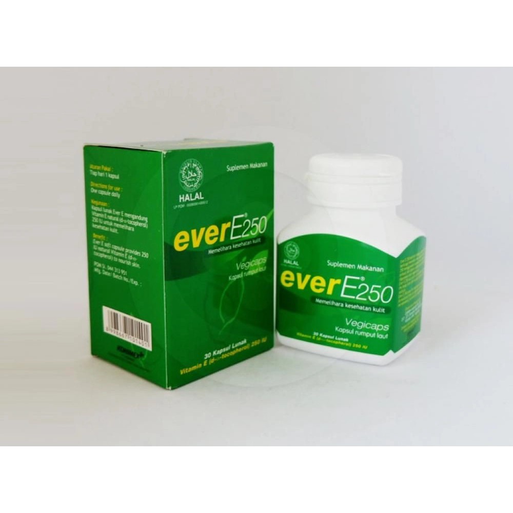 Jual Vitamin Ever E250 isi 30 kapsul - Suplemen Makanan & Kecantikan ...