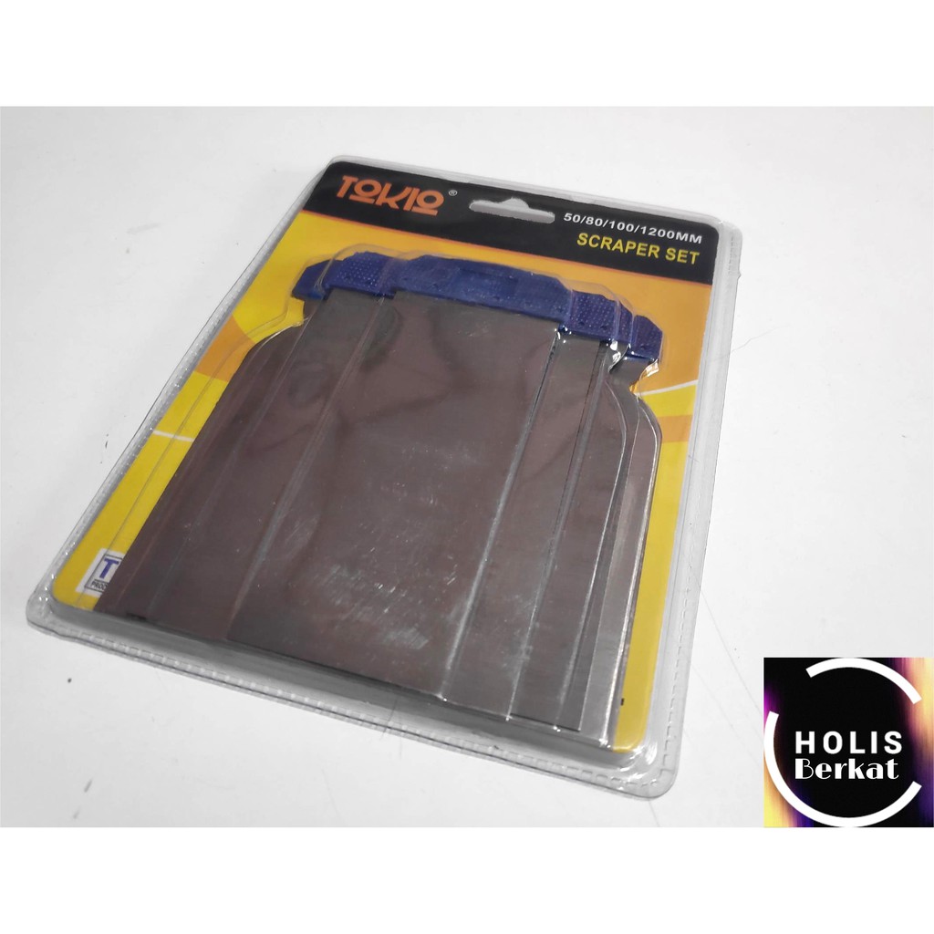 Jual Kape Set - Scraper Set 50/80/100/1200 mm Merk TOKIO | Shopee Indonesia