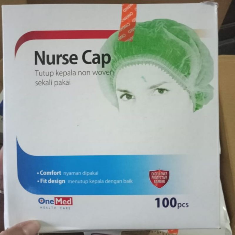 Jual Nurse Cap Onemed isi 100 | Shopee Indonesia