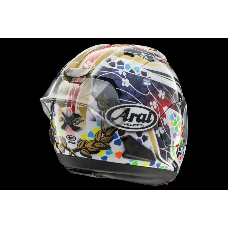 Jual SPOILER RACING ARAI RX7X DF-X2 CLEAR (SMOKE) | Shopee Indonesia