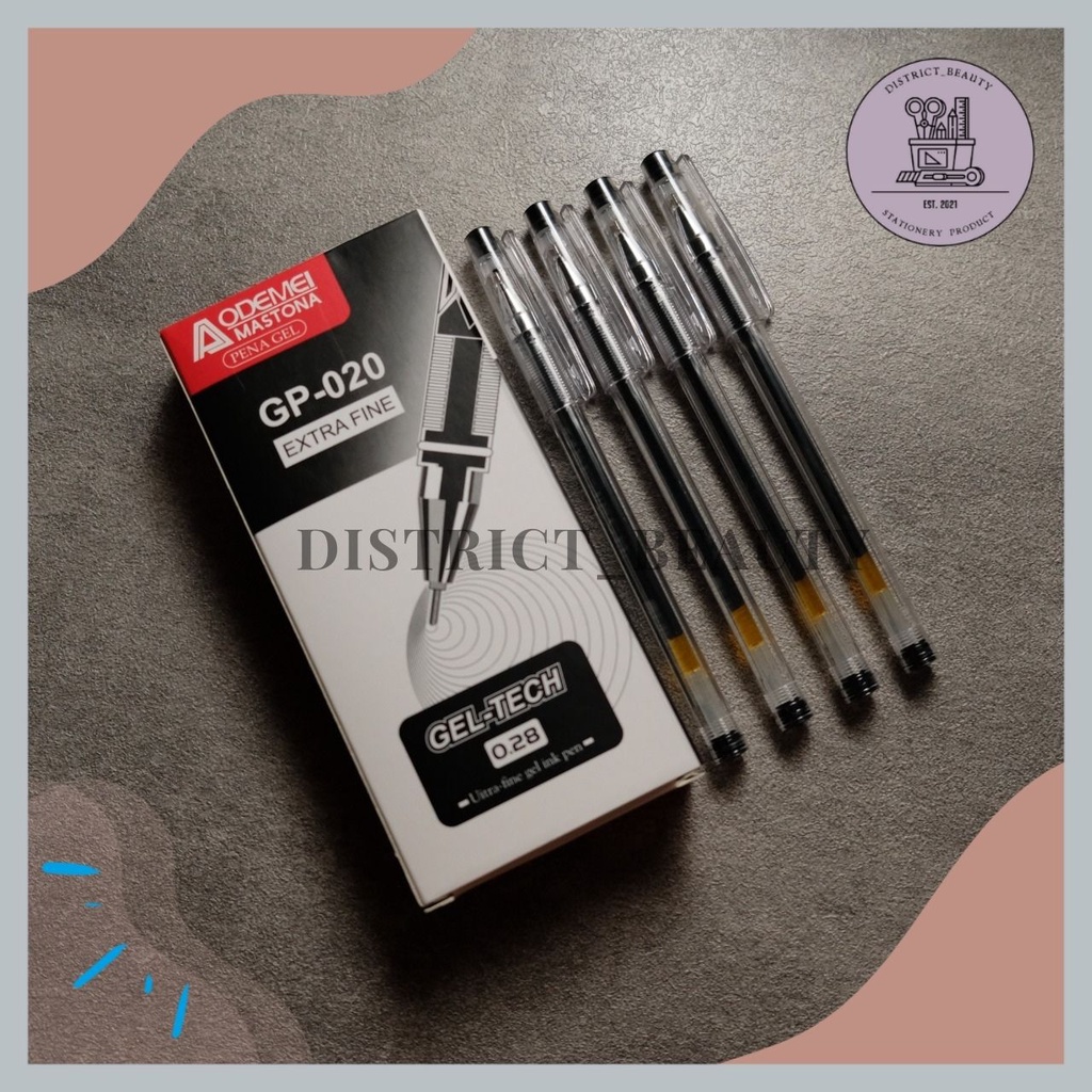 Jual 4 pcs PULPEN G-TECH HI TECH PULPEN 0.28MM PENA GEL PULPEN TINTA ...