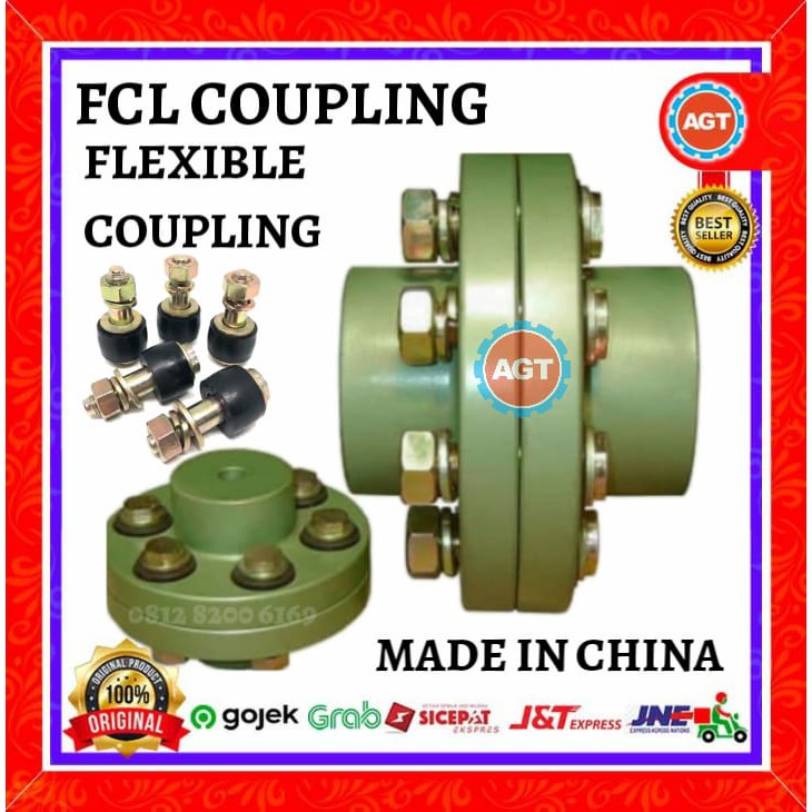 Jual FLEXIBLE COUPLING FCL-315 MAX BORE 90mm - MURAH - ORIGINAL ...