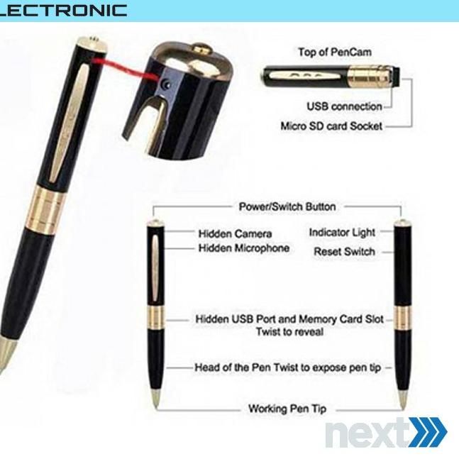 Jual Meriah // 7IN9E Spy Camera Pen BPR 6 - Kamera Tersembunyi Model ...