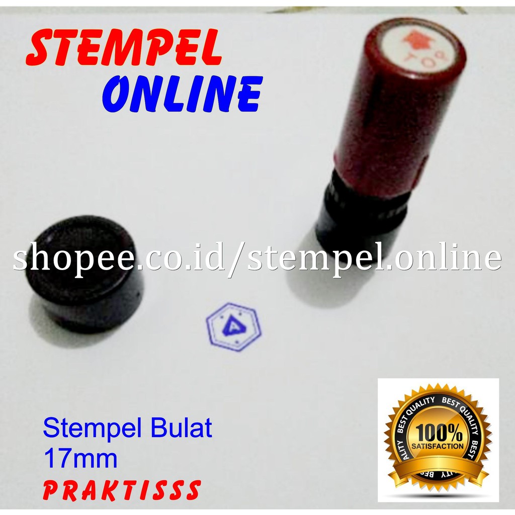 Jual STEMPEL BULAT KECIL/ STEMPEL OK/ STEMPEL BULAT/ STEMPEL WARNA ...