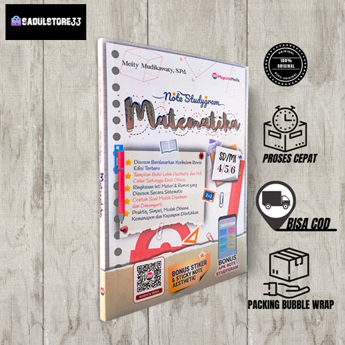 Jual BUKU RUMUS SD : BUKU MATEMATIKA - NOTE STUDYGRAM MATEMATIKA SD-MI KELAS 4-5-6 | Shopee ...