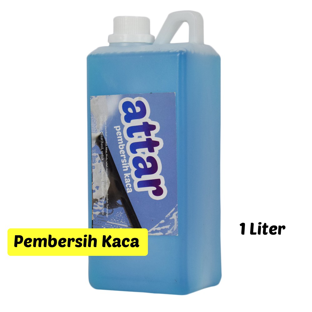 Jual Cairan Pembersih Kaca ATTAR - Glass Cleaner 1 Liter | Shopee Indonesia
