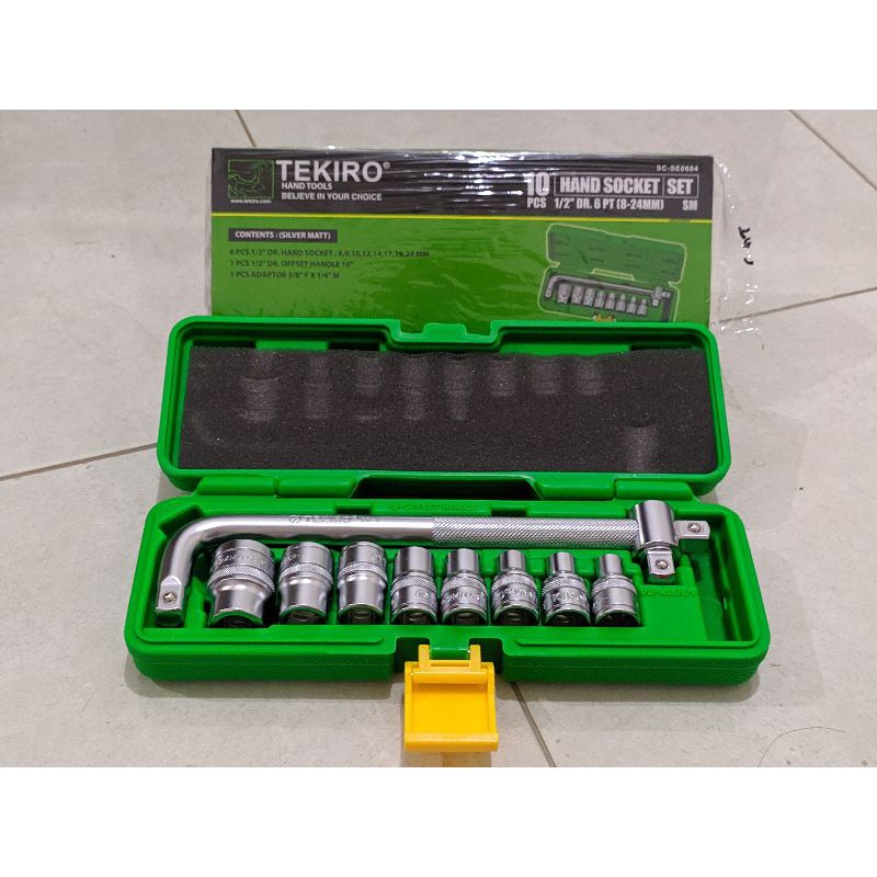 Jual kunci shock tekiro japan 8mm-24mm / Kunci soket tekiro japan ...