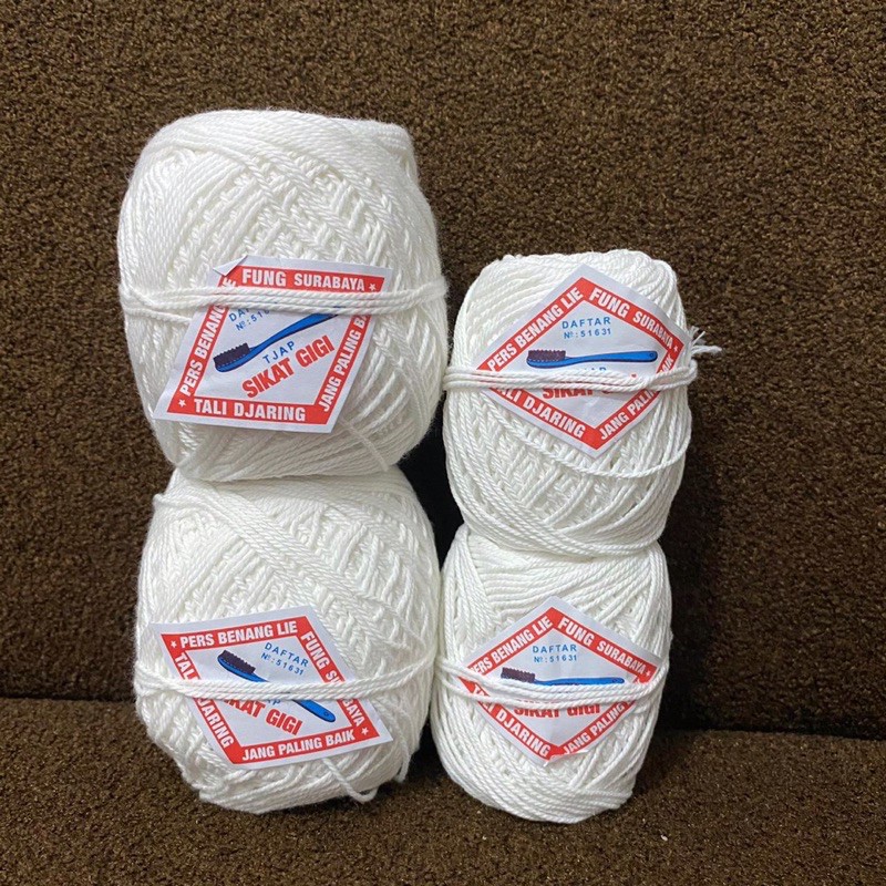Jual Tali Benang Kasur Cap Sikat Gigi Gulungan Kecil atau Besar / Tali ...
