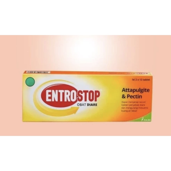 Jual Entrostop Tablet Box Isi 12 Obat Diare | Shopee Indonesia