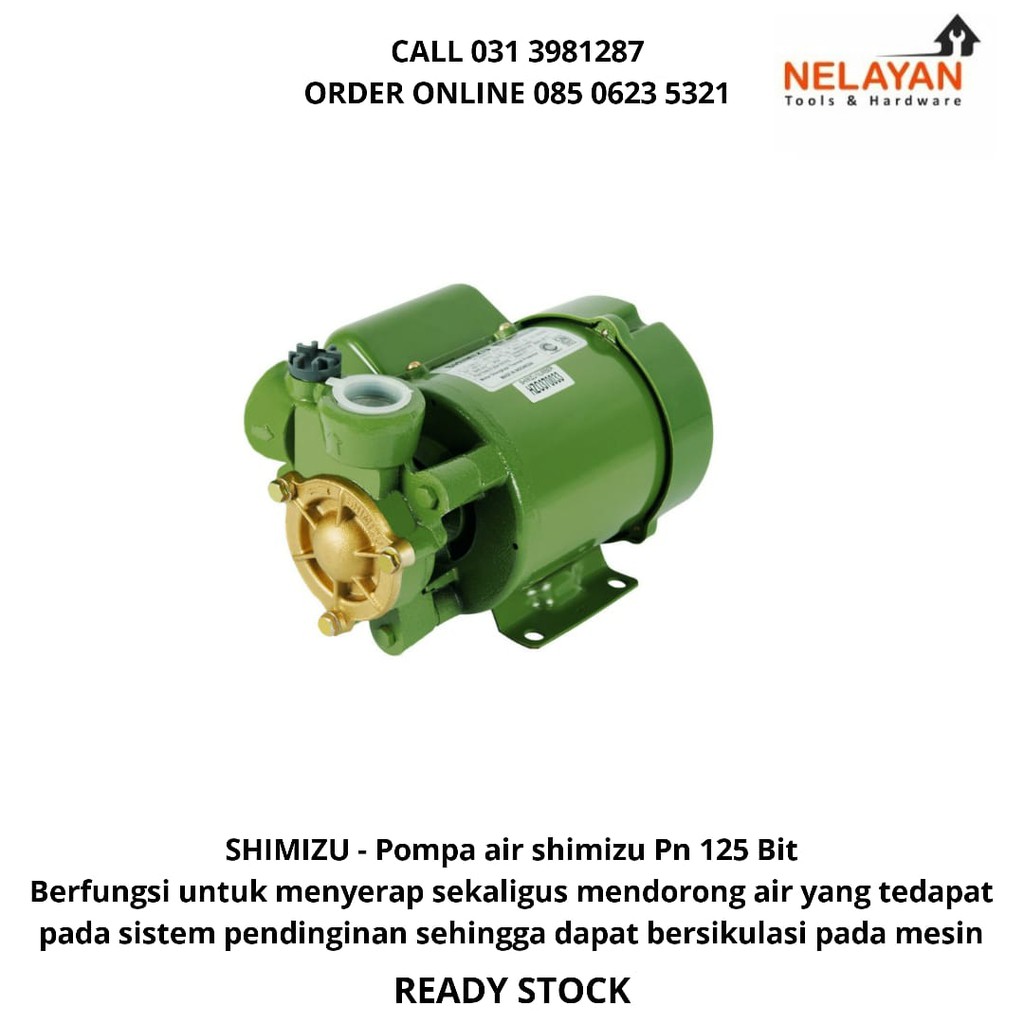 Jual SHIMIZU - Pompa Air Shimizu Pn 125 Bit | Shopee Indonesia