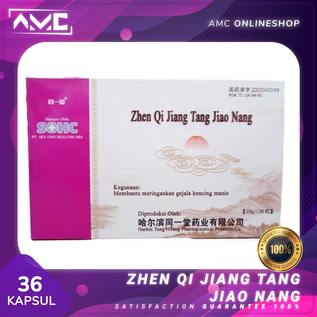 Jual ZHEN QI JIANG TANG JIAI NANG /OBAT DIABETES /KAPSUL KENCING MANIS ...