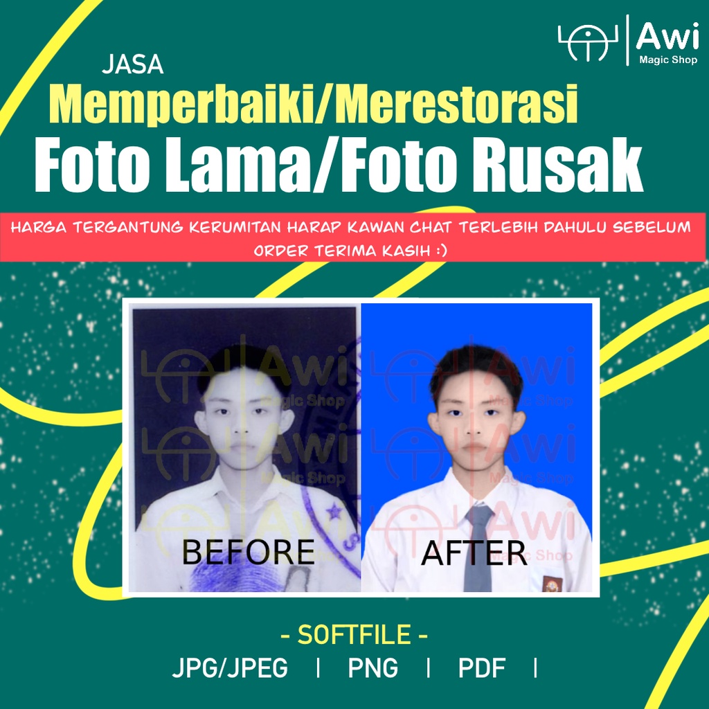 Jual Jasa edit Restorasi/Memperbaiki foto/gambar lama/jadul | Shopee ... Jual Jasa edit Restorasi/Memperbaiki foto/gambar lama/jadul | Shopee ...