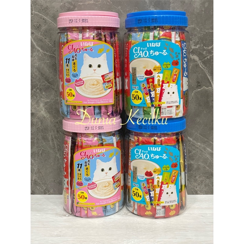 Jual Ciao Churu Snack Kucing Liquid isi 50 Sachet | Shopee Indonesia