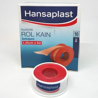 Jual Hansaplast Roll kain Plester Luka 1.25cm x 5m | Shopee Indonesia