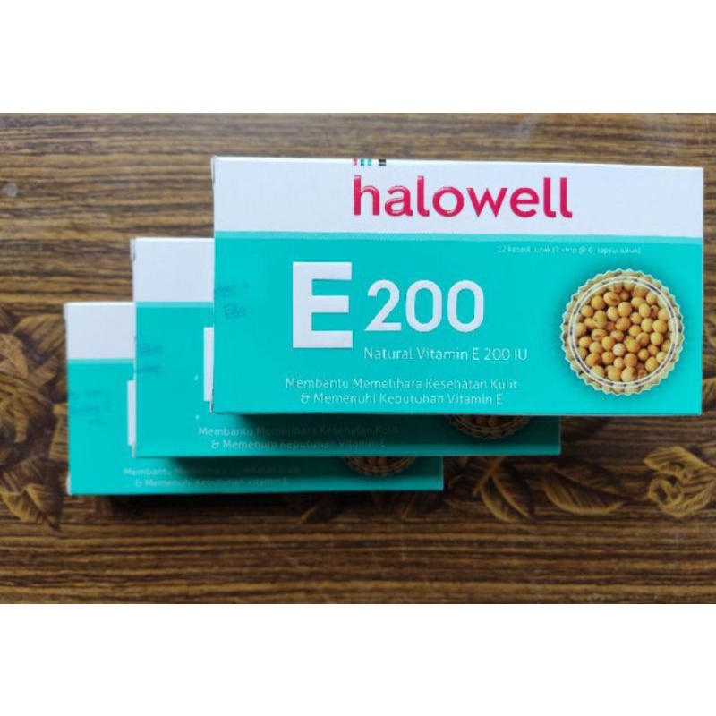 Jual halowell E 200 iu (1 box isi 12 kapsul ) | Shopee Indonesia