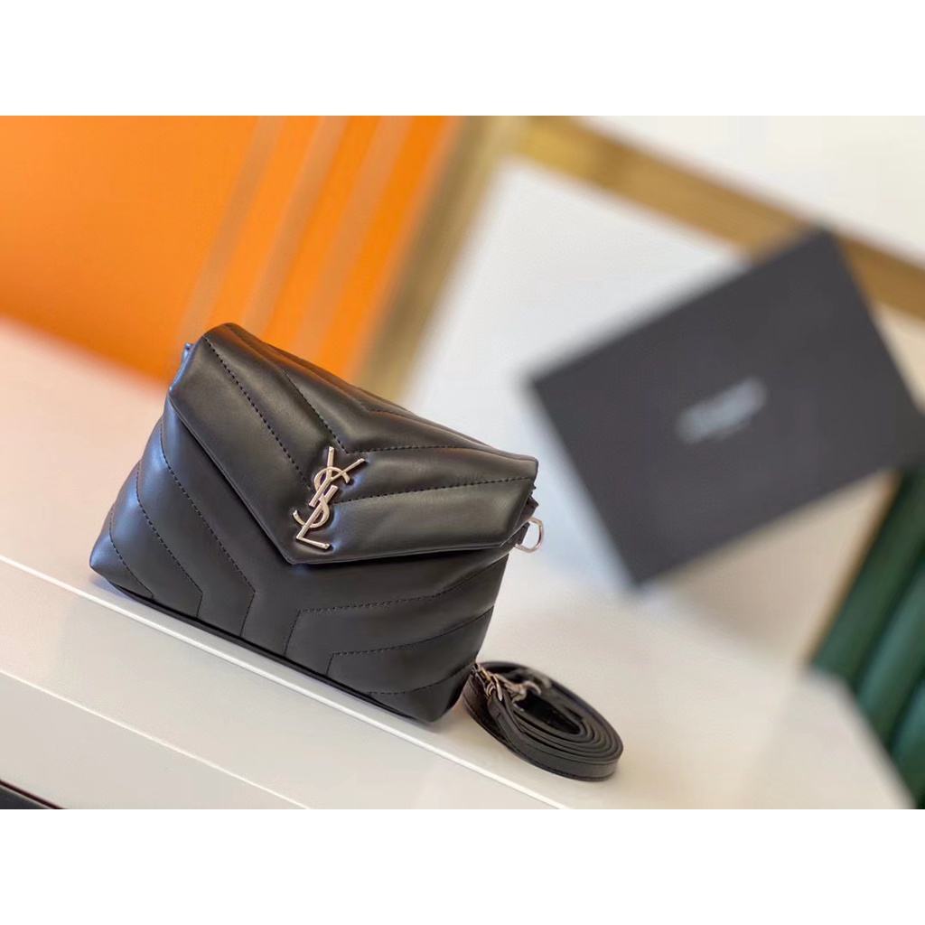 Jual YSL Saint Laurent BECKY quilted calfskin bag | Shopee Indonesia