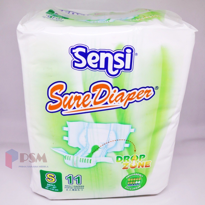 Jual Sensi Sure Diaper S11 / Diapers Adult Popok Perekat Dewasa ... Jual Sensi Sure Diaper S11 / Diapers Adult Popok Perekat Dewasa ...