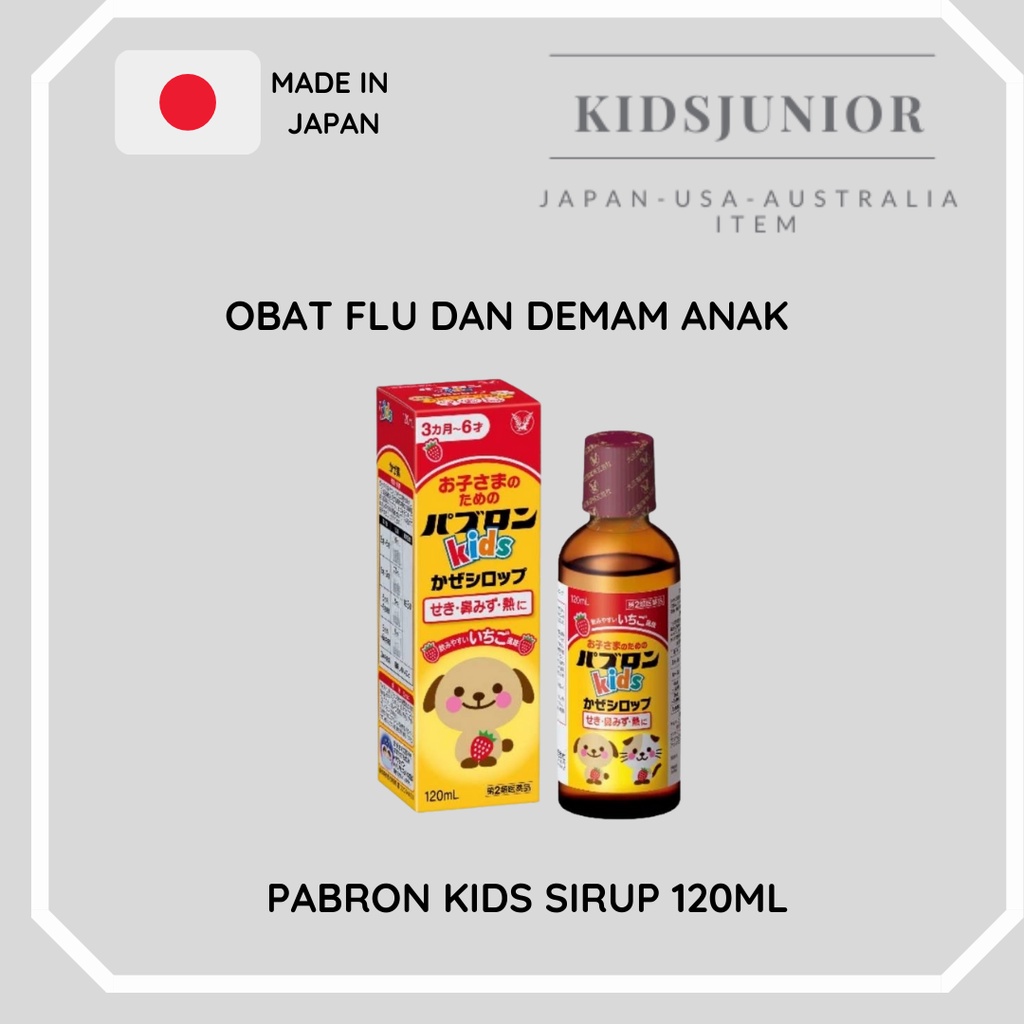 Jual Pabron Kids Syrup sirup 120 ml / Obat demam flu anak original ...