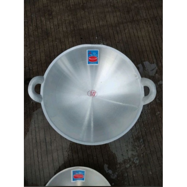 Jual WAJAN TEBAL Alumunium 47cm NEW | PENGGORENGAN CEKUNG BESAR | WAJAN ...