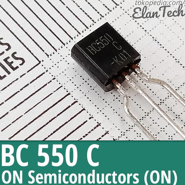 Jual BC550 Original On Semi BC550C BC 550 Bipolar NPN Transistor elant33 Ayo Order | Shopee ...