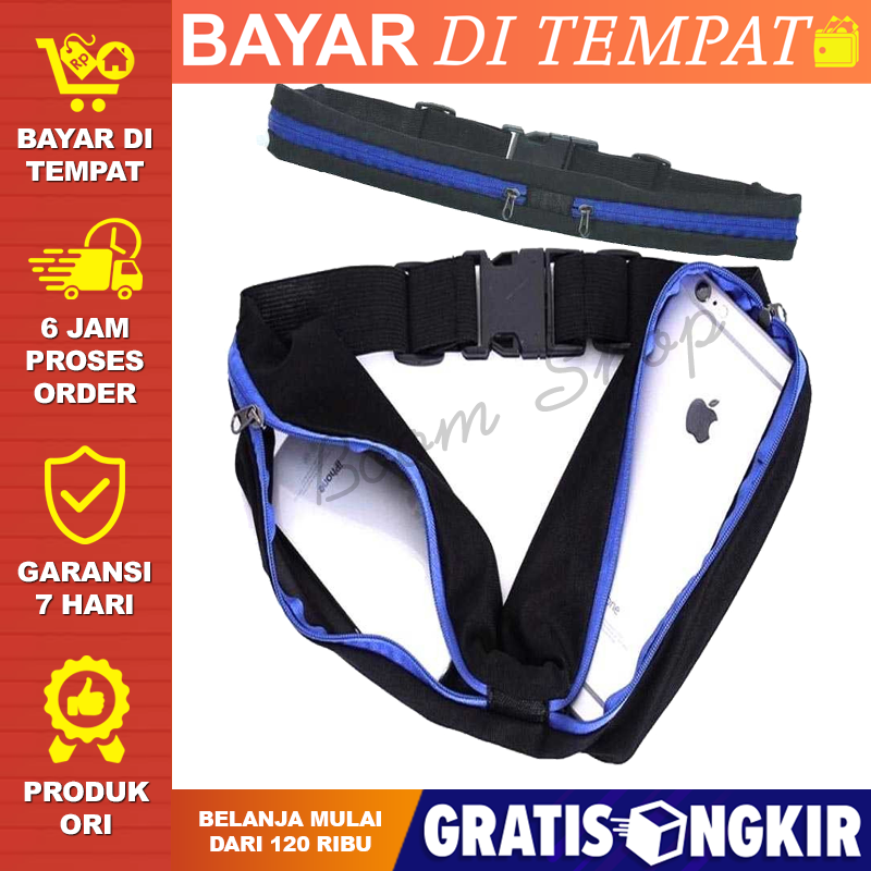 Jual Tas Pinggang Olahraga Pria Wanita Tas Lari Tas Running Joging ...